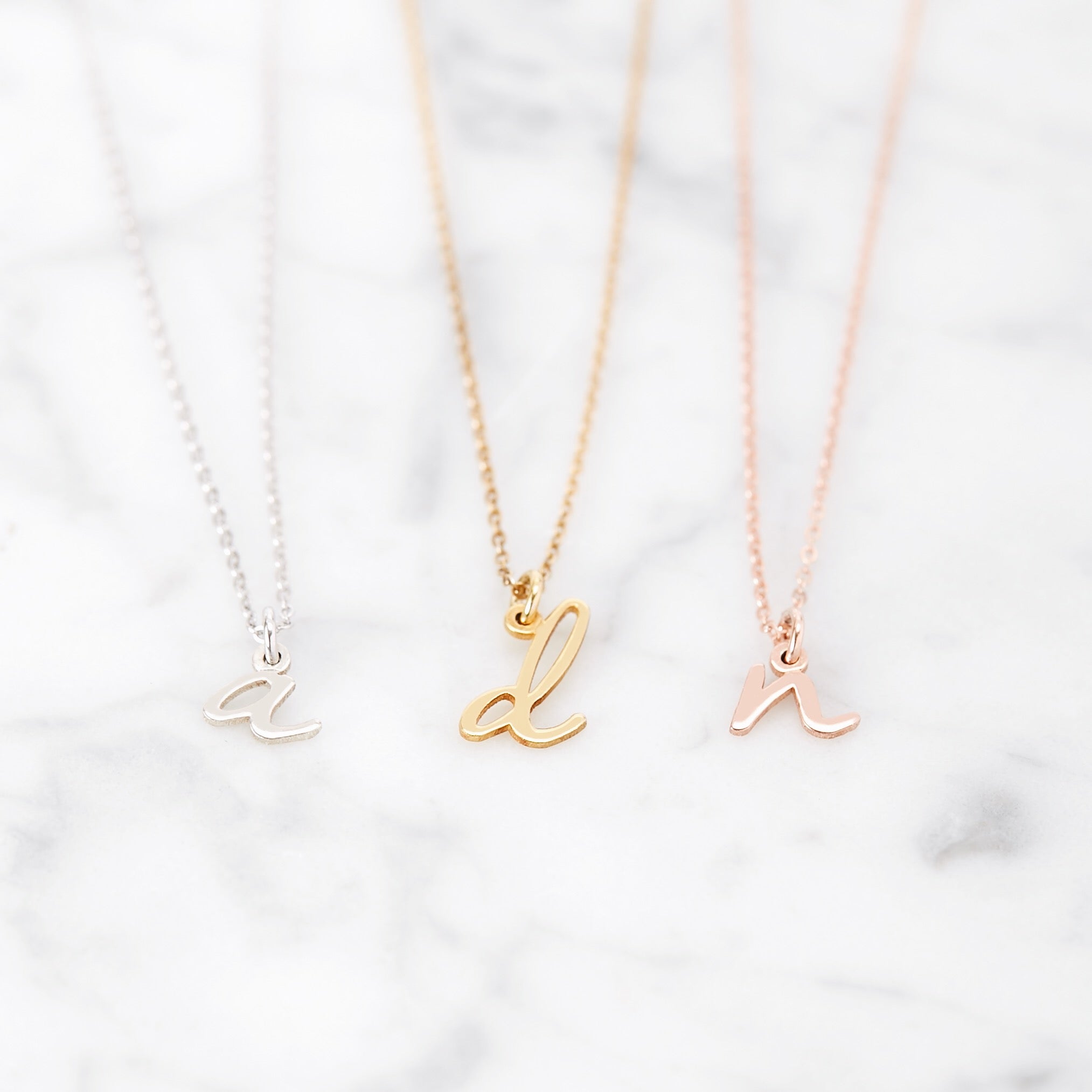 Nella Mini Initial Pendant – Brook & York