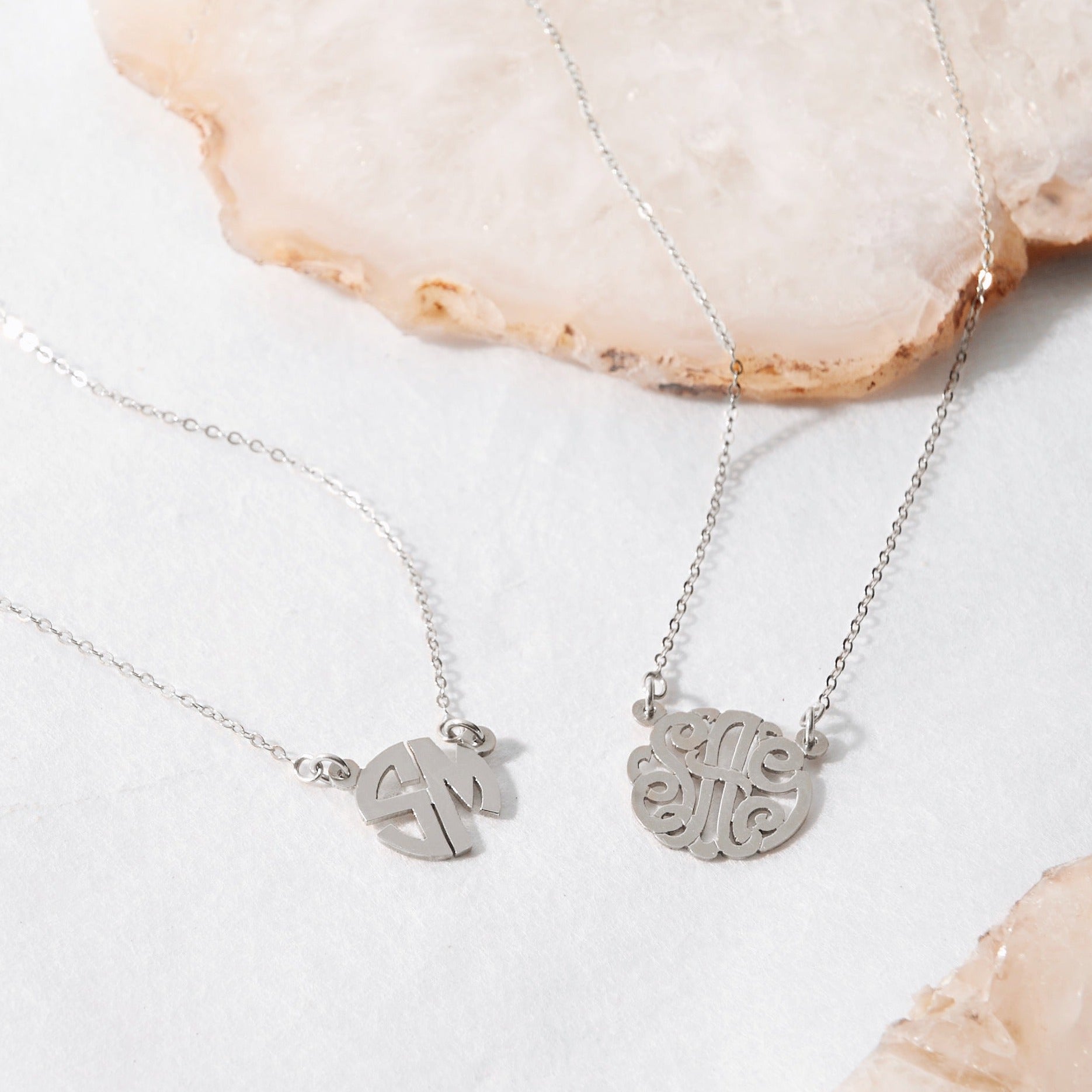 Fulton Classic Monogram Necklace – Brook & York
