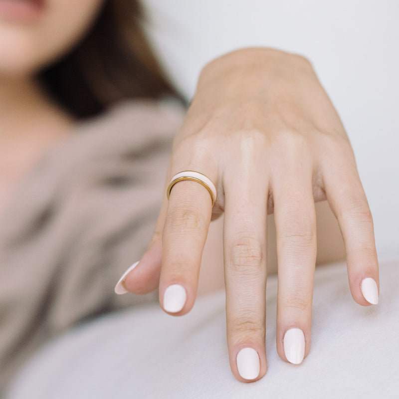 Madison Enamel Ring – Brook & York